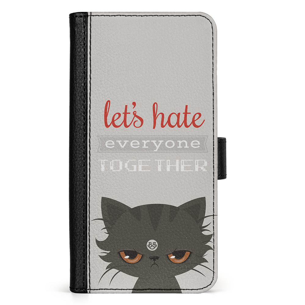 iPhone 16 Wallet Case - Angry Cat - BJORNBERRY