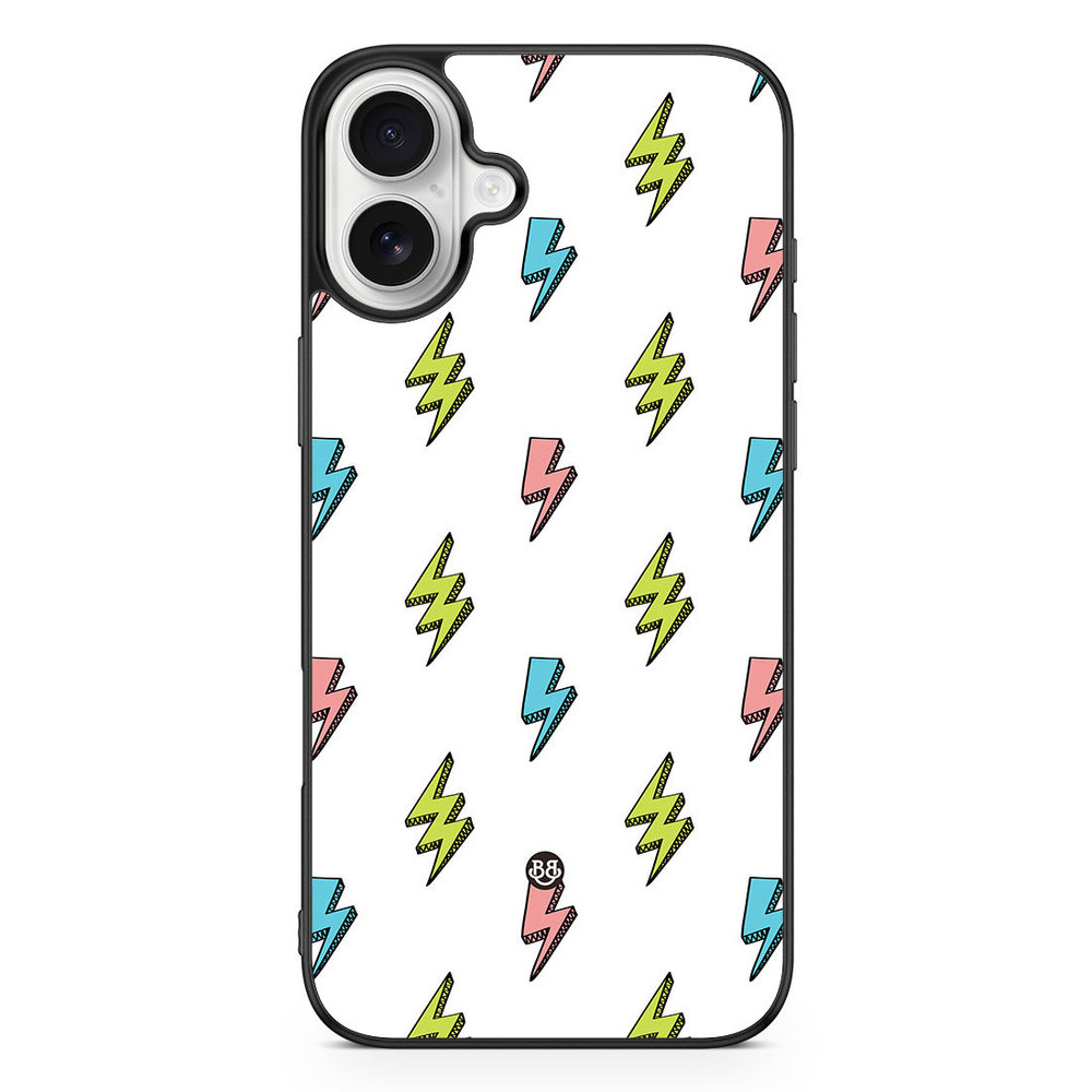 iPhone 16 Plus Case - Lightning Bolts - BJORNBERRY