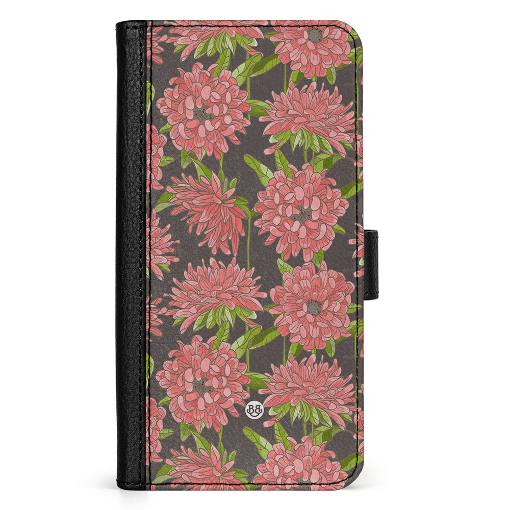 iPhone 16 Wallet Case - Floral Pattern - BJORNBERRY