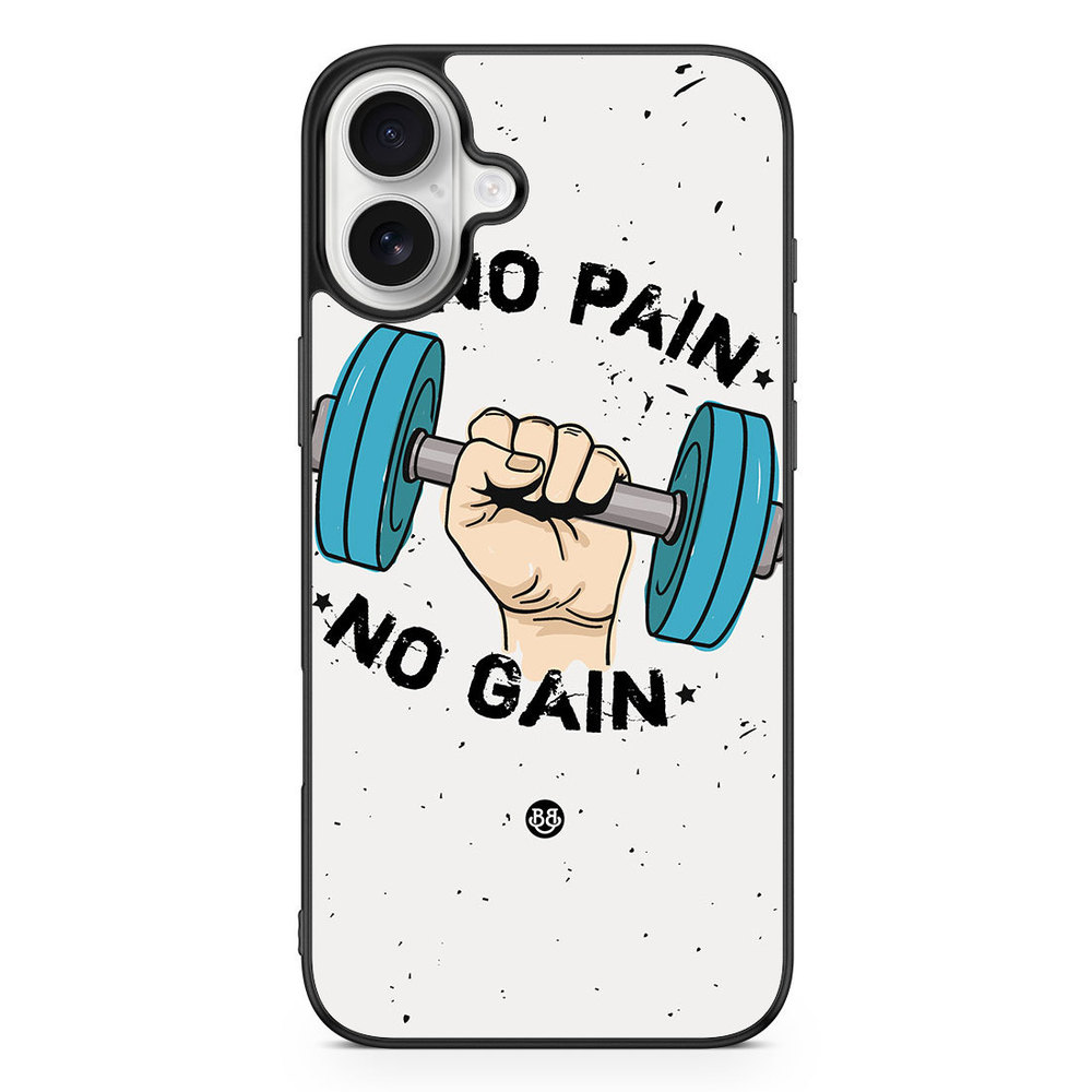 iPhone 16 Plus Case - No Pain No Gain - BJORNBERRY