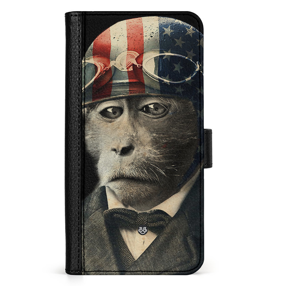 iPhone 16 Wallet Case - Monkey - BJORNBERRY