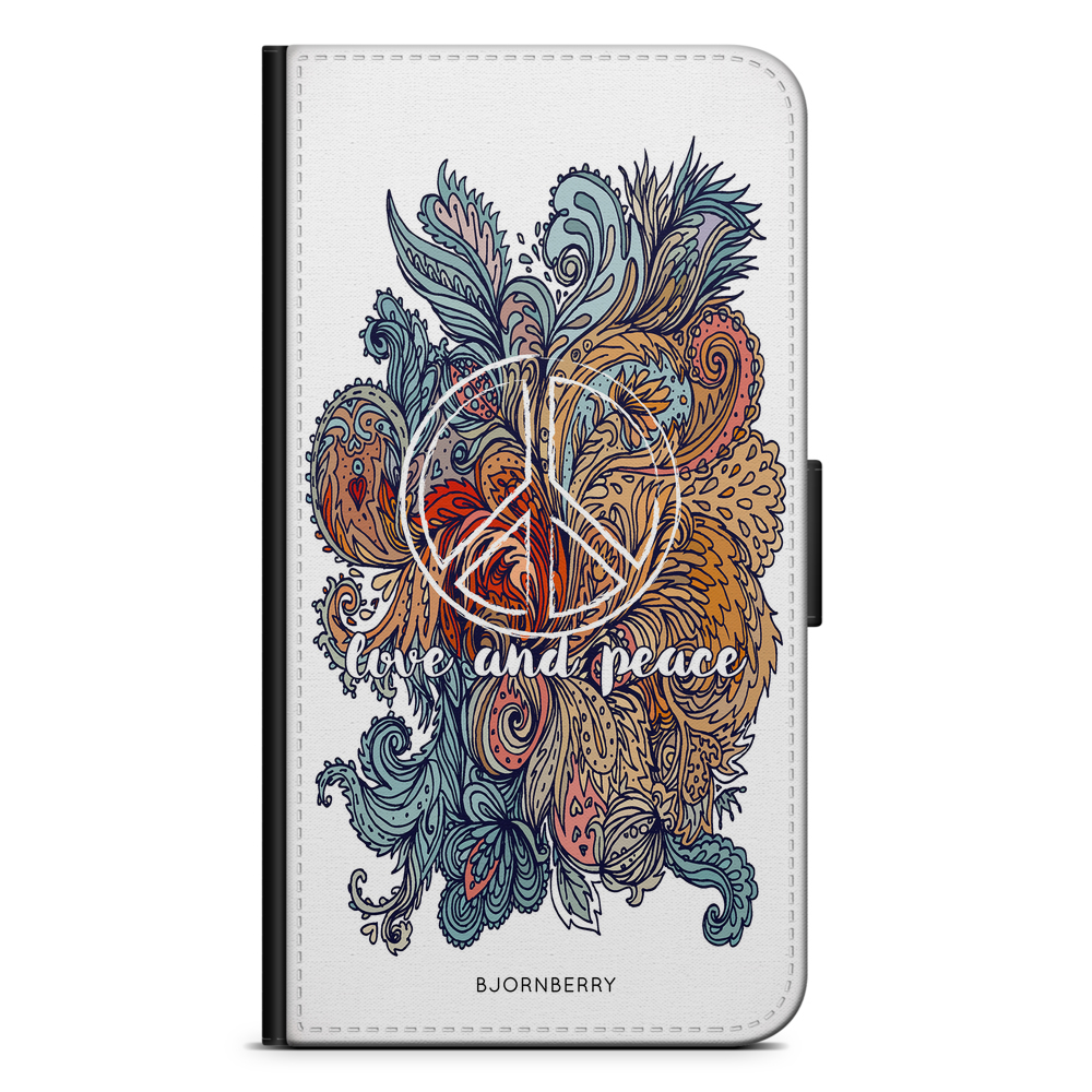 Google Pixel 3a Wallet Case - Love and Peace - BJORNBERRY