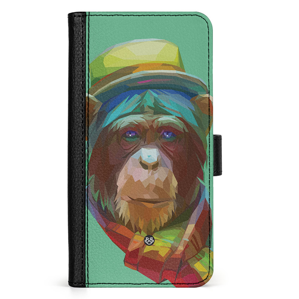 iPhone 15 Pro Max Wallet Case - Monkey - BJORNBERRY