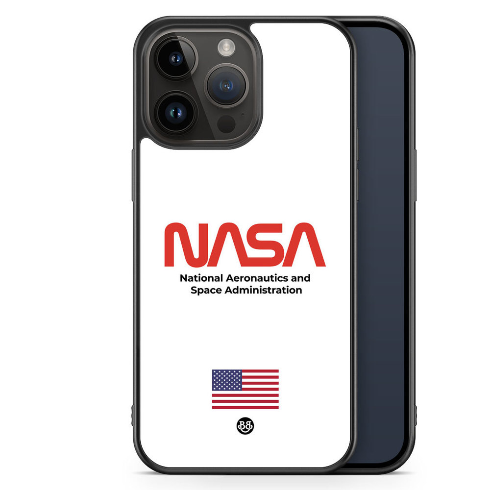 iPhone 14 Pro Max Case - NASA Worm White - BJORNBERRY
