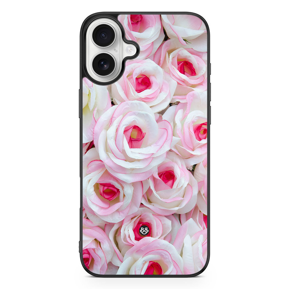 iPhone 16 Plus Case - Pink Roses - BJORNBERRY
