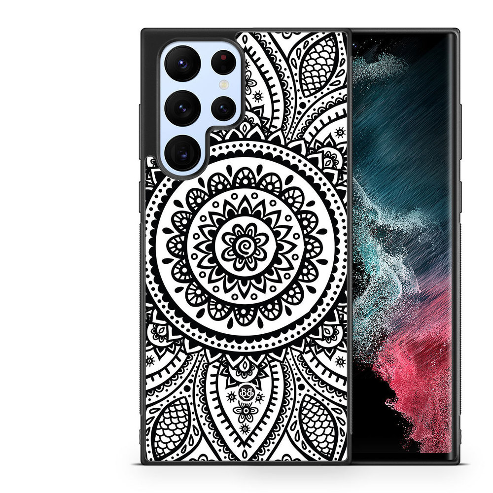 Samsung Galaxy S22 Ultra 5G Skal - Henna Mandala - BJORNBERRY