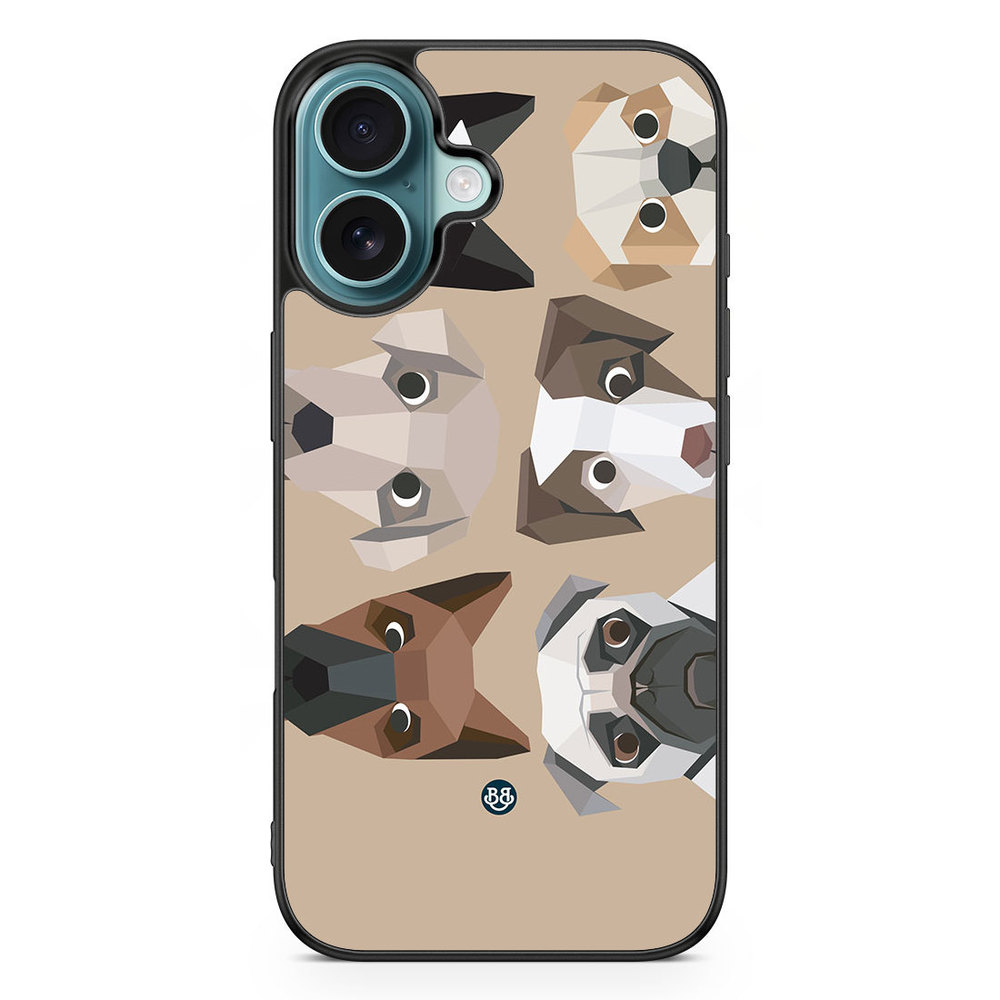 iPhone 16 Case - Cute Dogs - BJORNBERRY