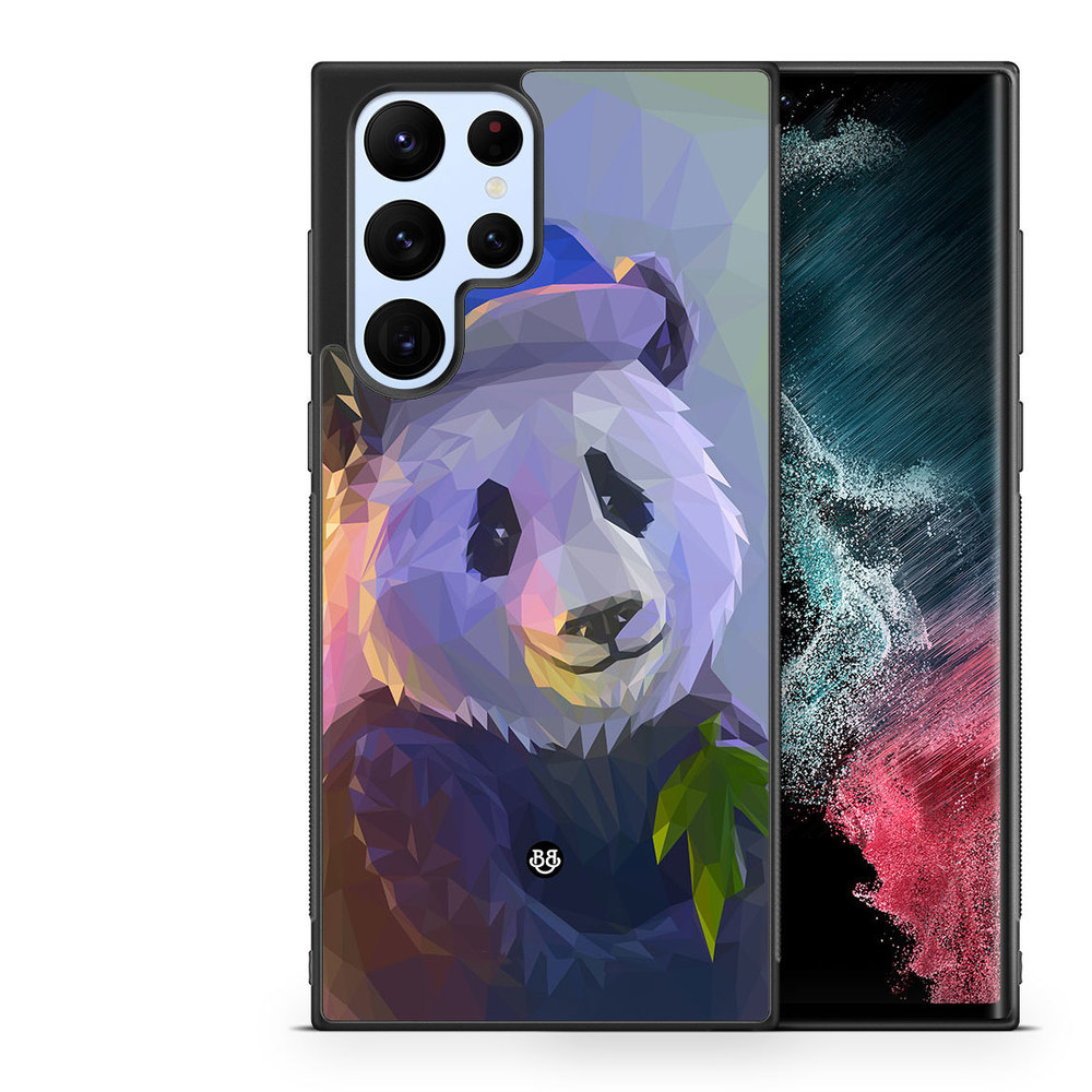 Samsung Galaxy S22 Ultra 5G Skal - Färgglad Panda - BJORNBERRY