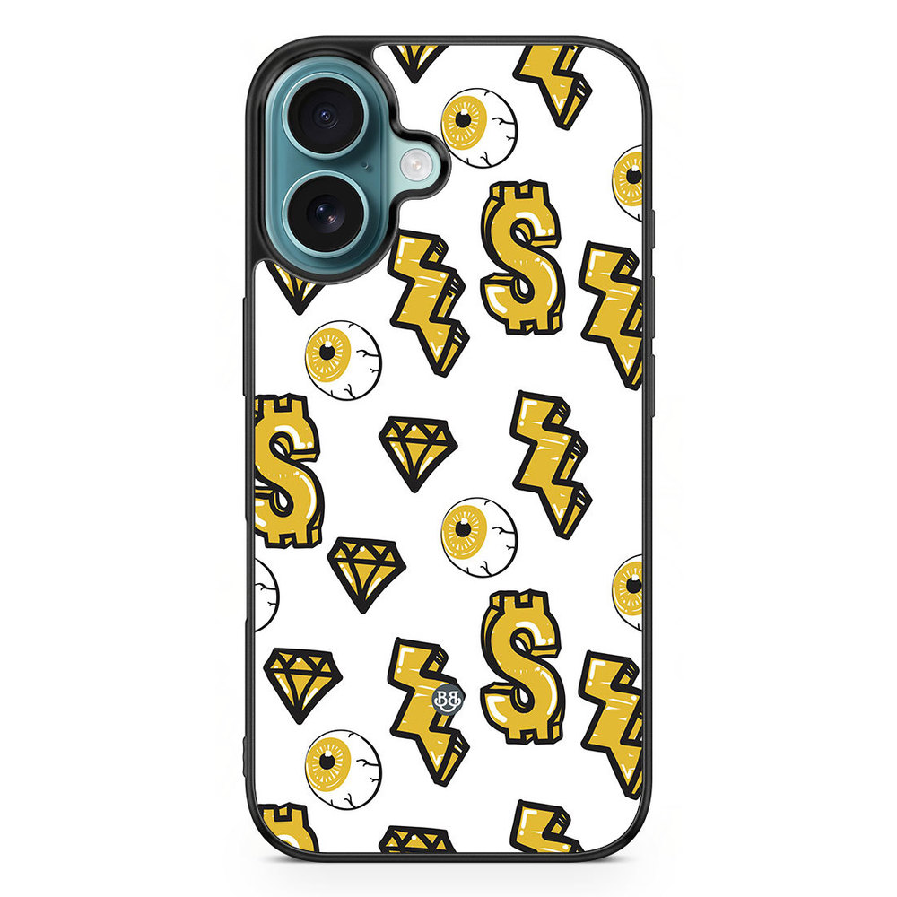 iPhone 16 Case - Dollar Pattern - BJORNBERRY