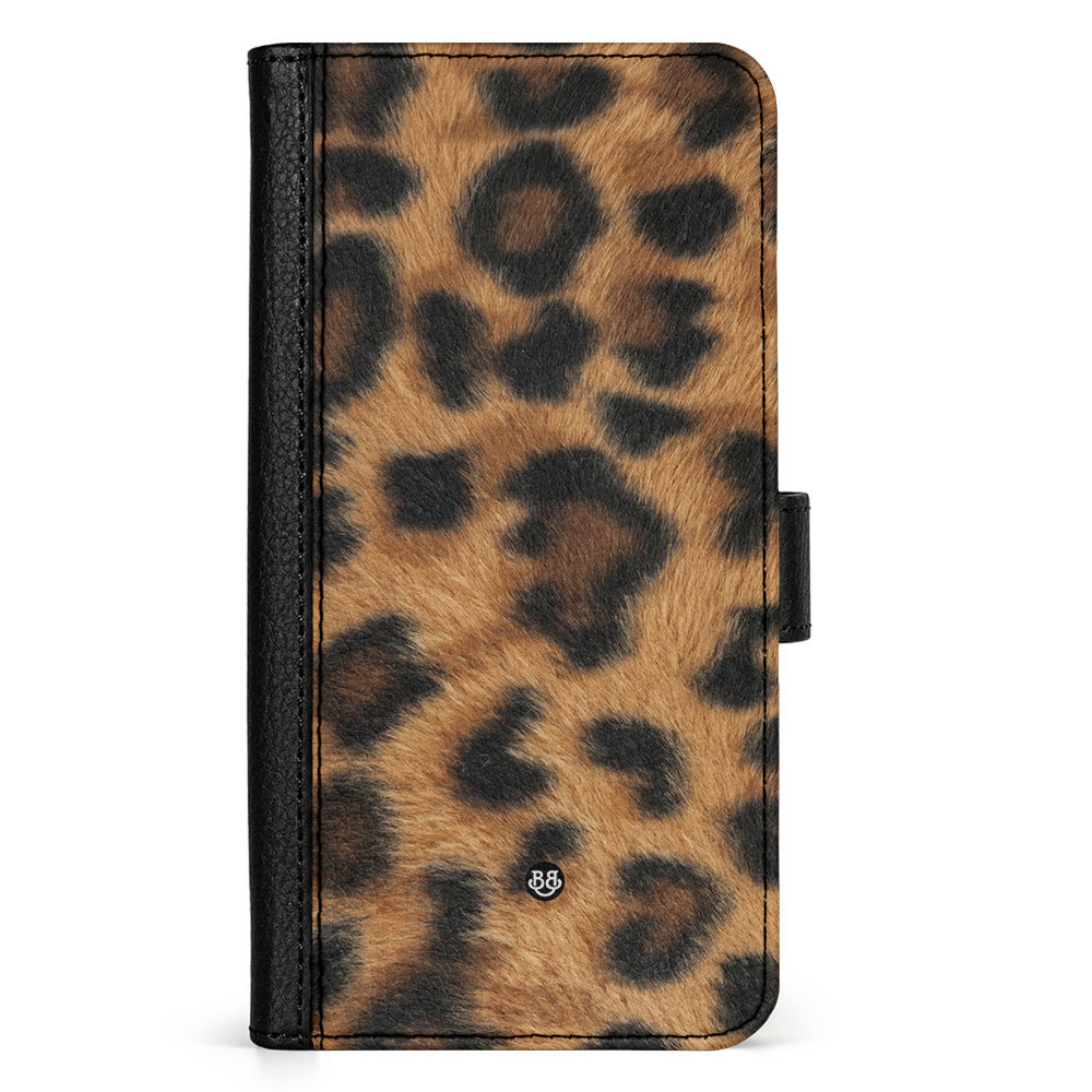 iPhone 16 Pro Wallet Case - Leopard - BJORNBERRY