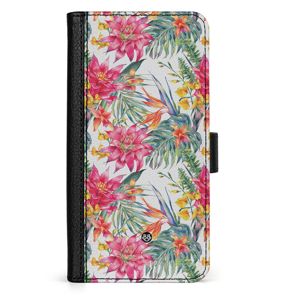 iPhone 16 Pro Wallet Case - Vintage Floral - BJORNBERRY