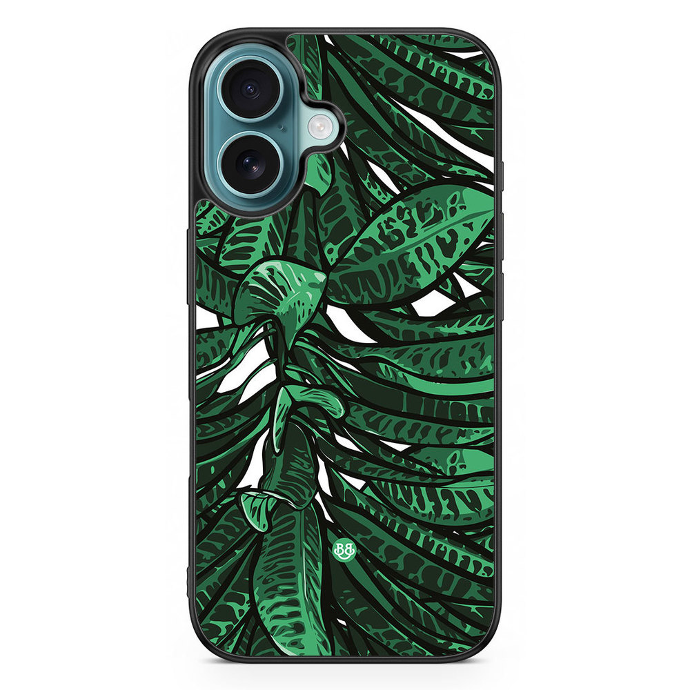 iPhone 16 Case - Tropical leaves - BJORNBERRY