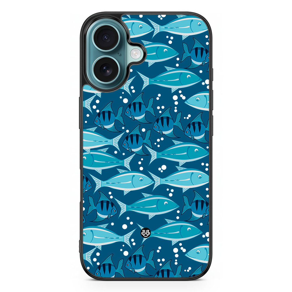 iPhone 16 Case - Fish Pattern - BJORNBERRY