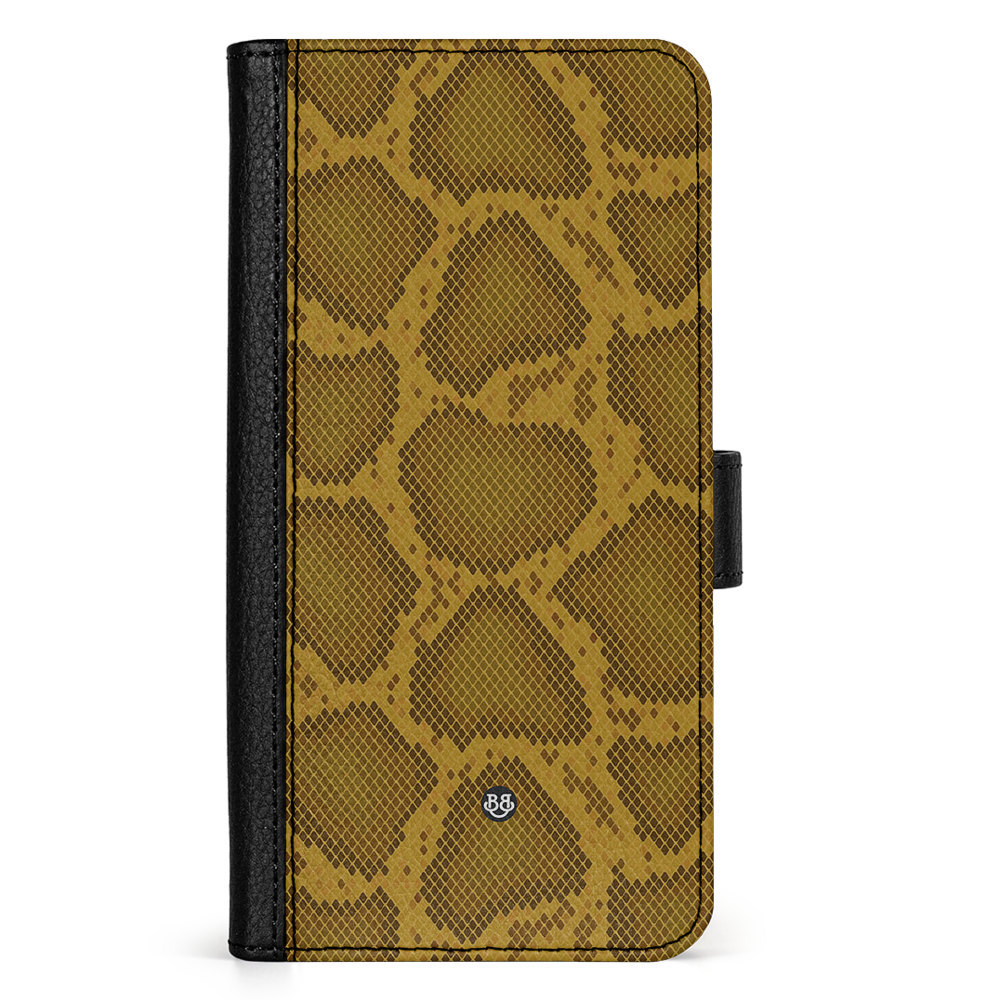 iPhone 16 Pro Wallet Case - Snake Skin - BJORNBERRY