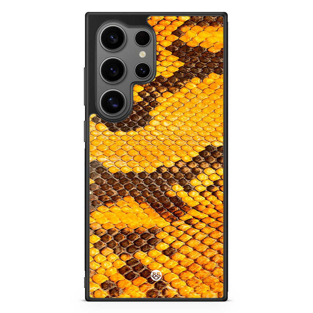 Samsung Galaxy S24 Ultra Skal - Gul Orm - BJORNBERRY