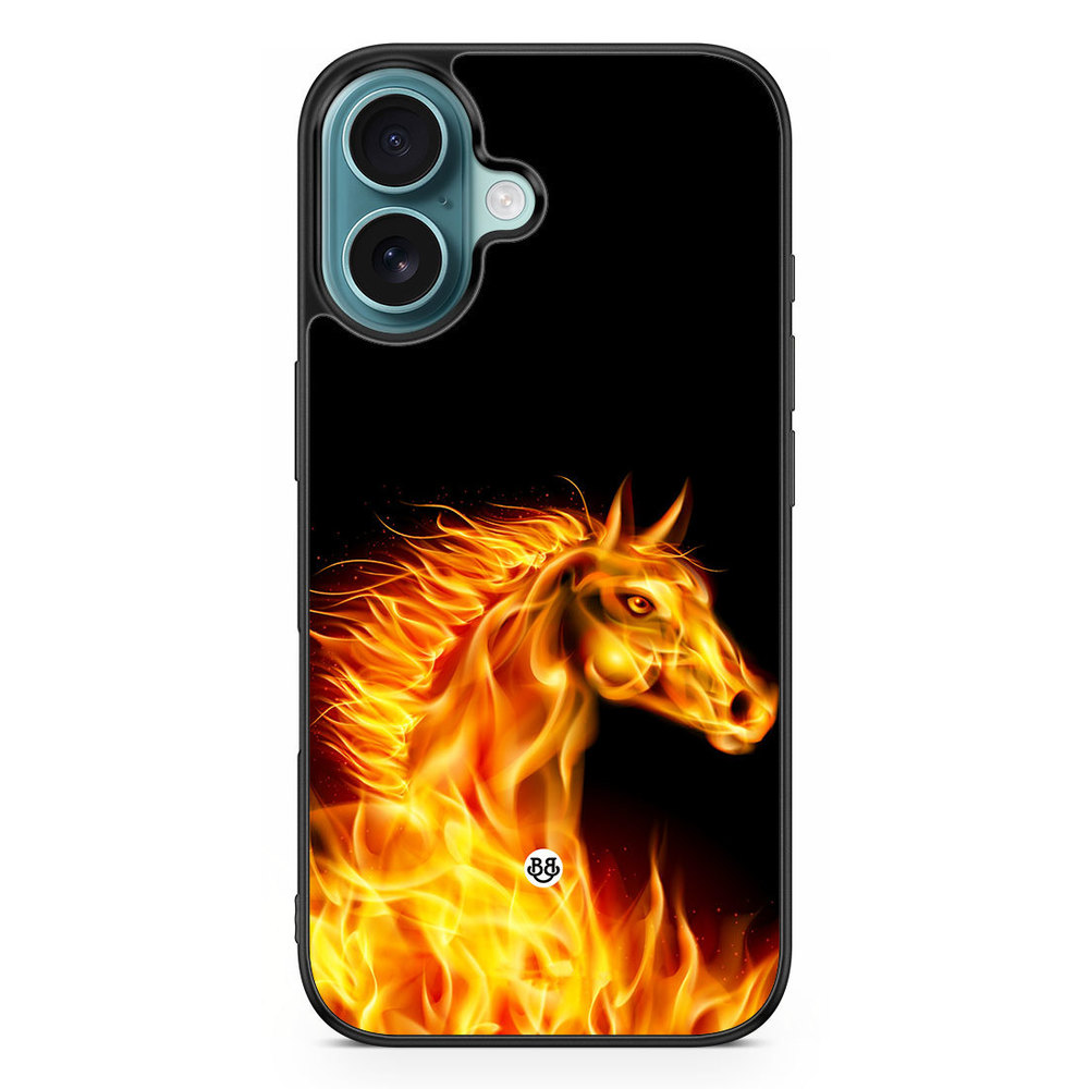 iPhone 16 Case - Flames Horse - BJORNBERRY