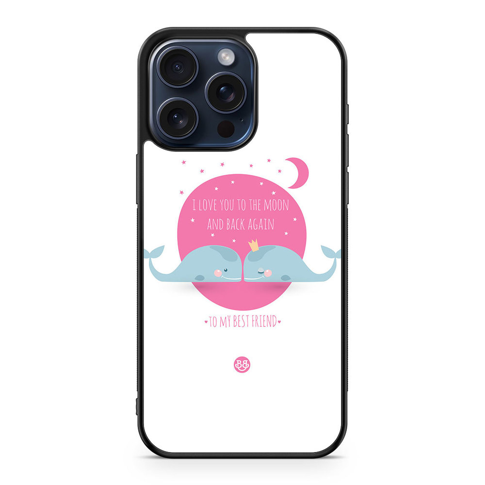 iPhone 15 Pro Max Skal - Love You To The Moon - BJORNBERRY