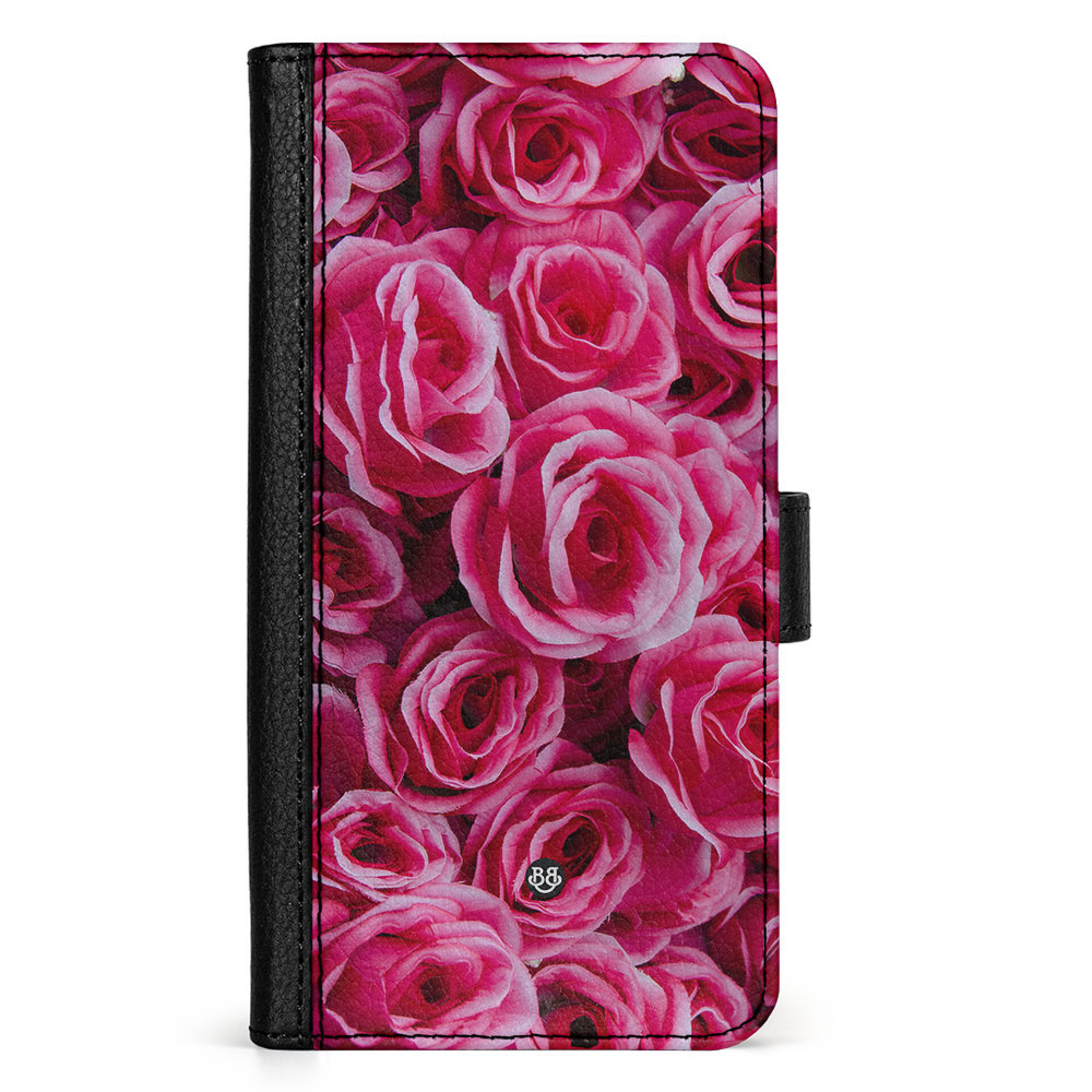 iPhone 16 Pro Wallet Case - Red Roses - BJORNBERRY