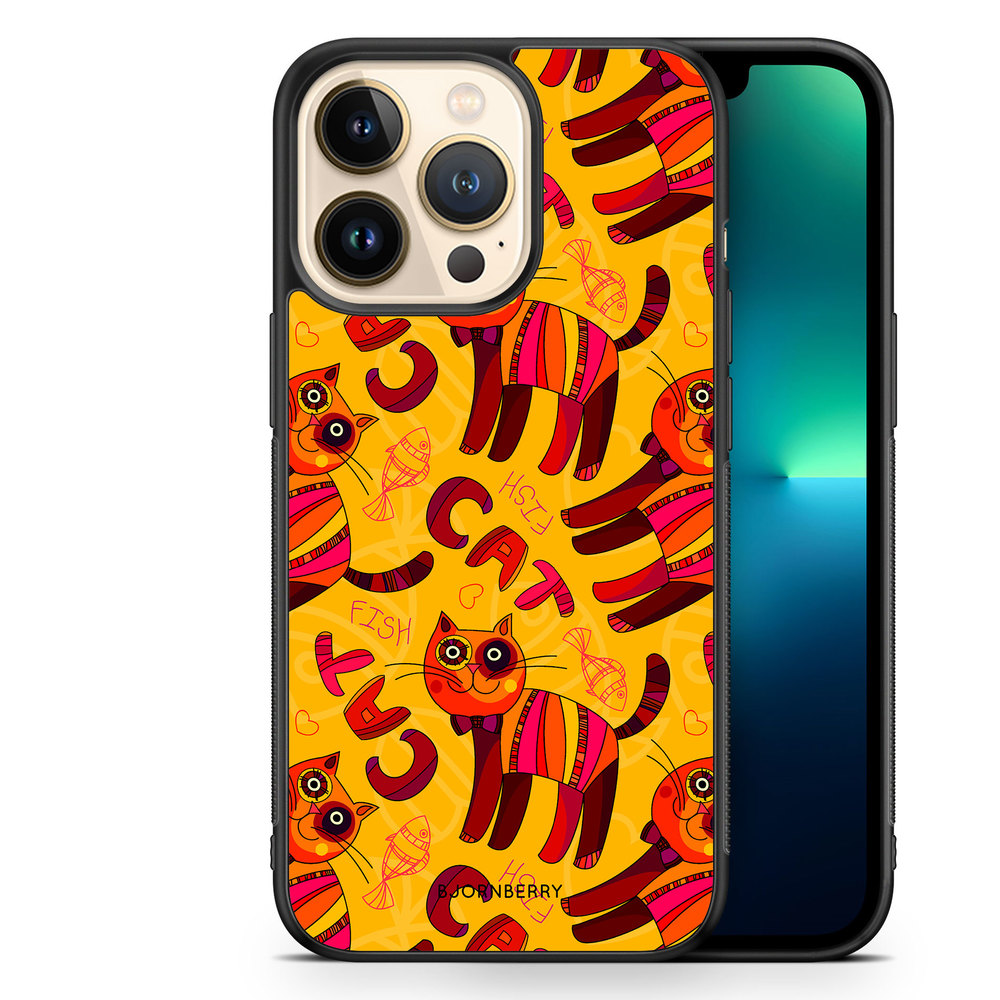 iPhone 13 Pro Skal - Katt & Fisk - BJORNBERRY