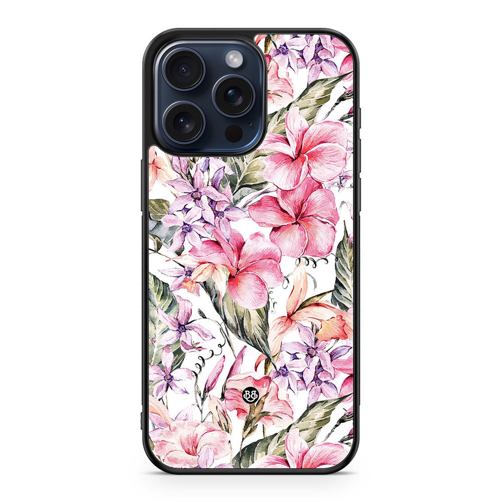 iPhone 15 Pro Max Case - Watercolor Flowers - BJORNBERRY