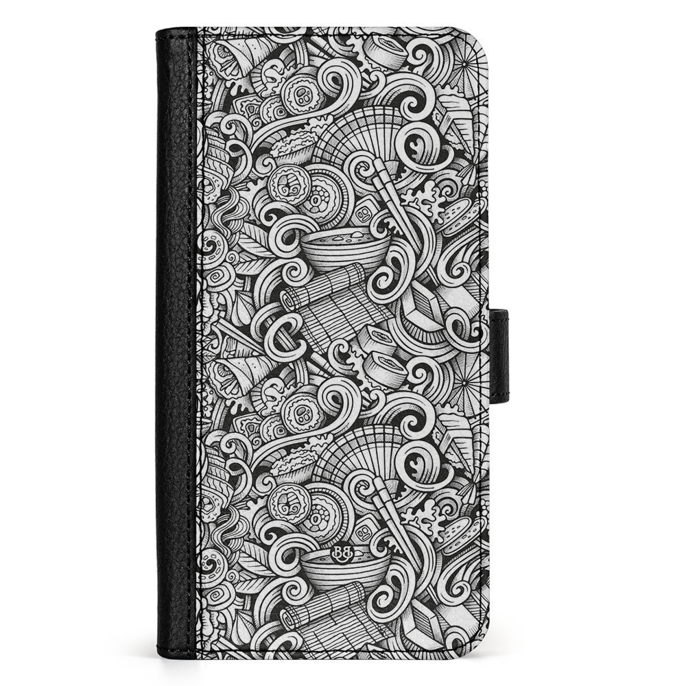 iPhone 15 Pro Wallet Case - Japanese Pattern - BJORNBERRY