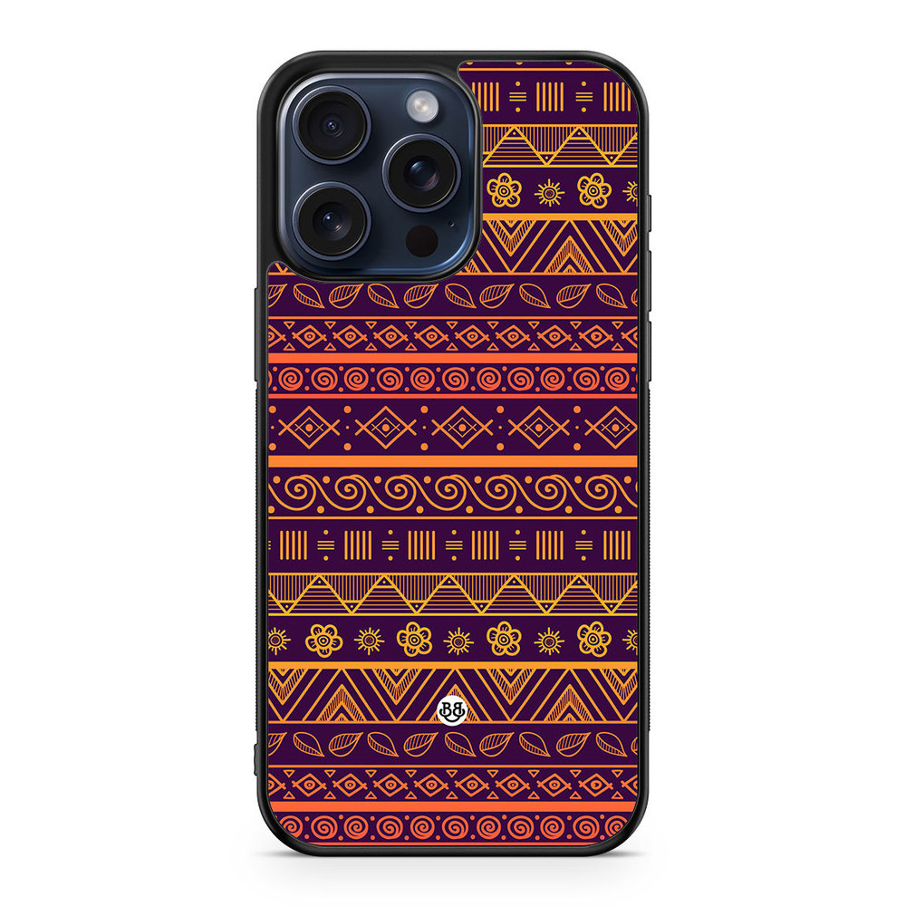 iPhone 15 Pro Max Case - Tribal Pattern - BJORNBERRY