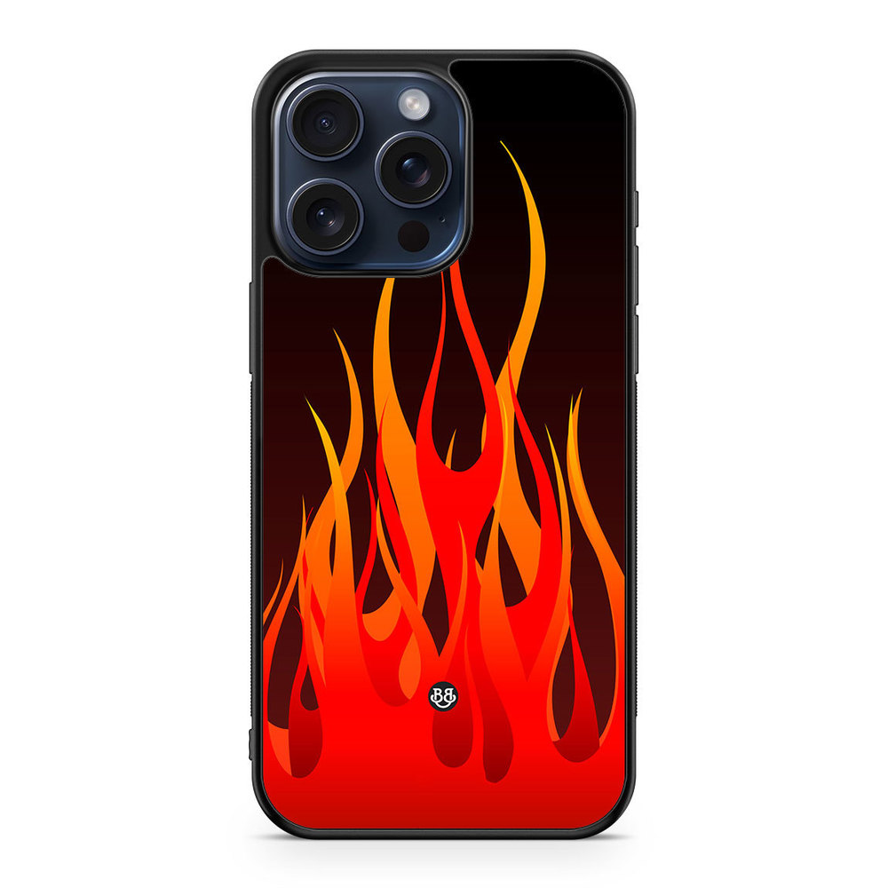 iPhone 15 Pro Max Skal - Flames - BJORNBERRY
