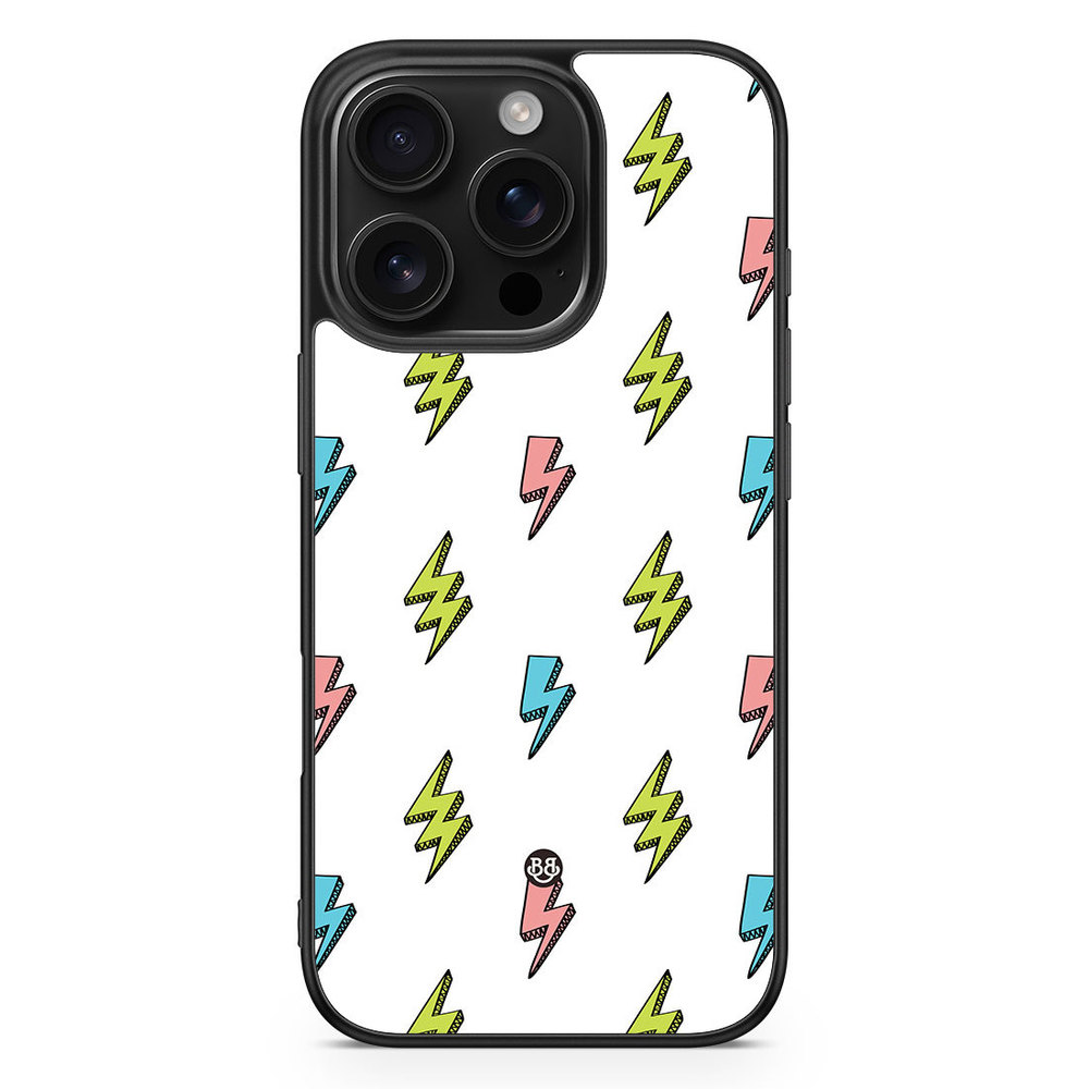 iPhone 16 Pro Case - Lightning Bolts - BJORNBERRY