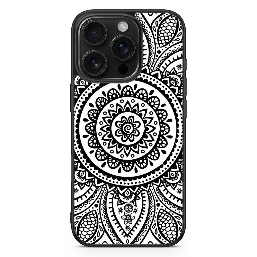 iPhone 16 Pro Case - Henna Mandala - BJORNBERRY