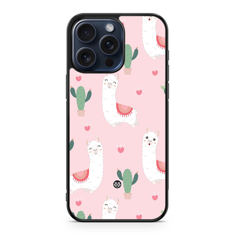 iPhone 15 Pro Max Case - Llama Pattern - BJORNBERRY