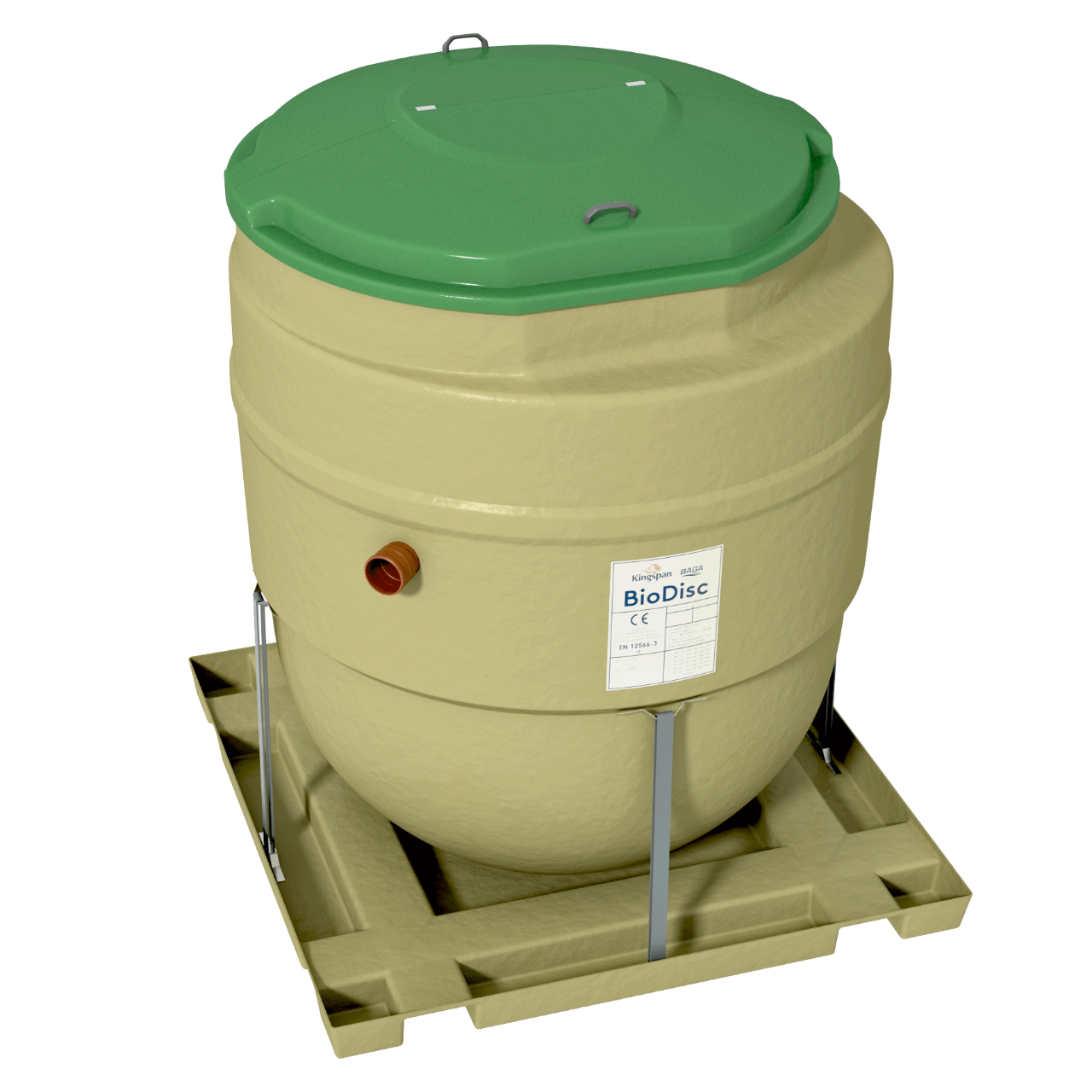 BAGA BioDisc BA med förankringsplatta 1 hushåll - Magra Mark & VA ...