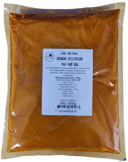 Berbere Chilipulver 500g - Lomi Baltena - Ert Palmyra