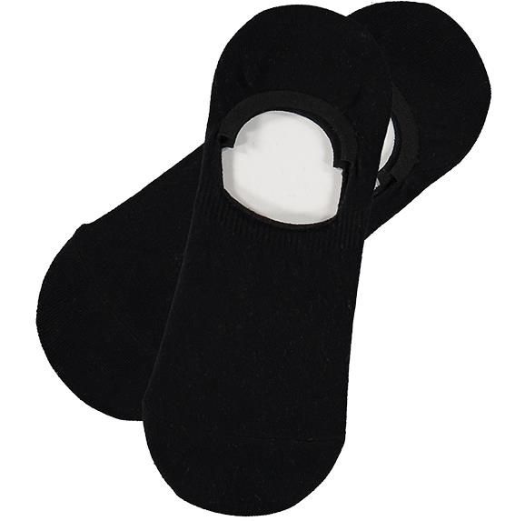 Svarta strumpor In-Shoe i bomull, 6-pack (Topeco) - Vollmers Webbshop