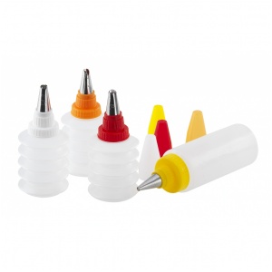 Dekorationsflaskor,100 ml, 4st/fp - Bravida Sverige AB/HNA Storköksservice