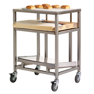 Tomplåtsvagn m pappersfack - Bravida Sverige AB/HNA Storköksservice