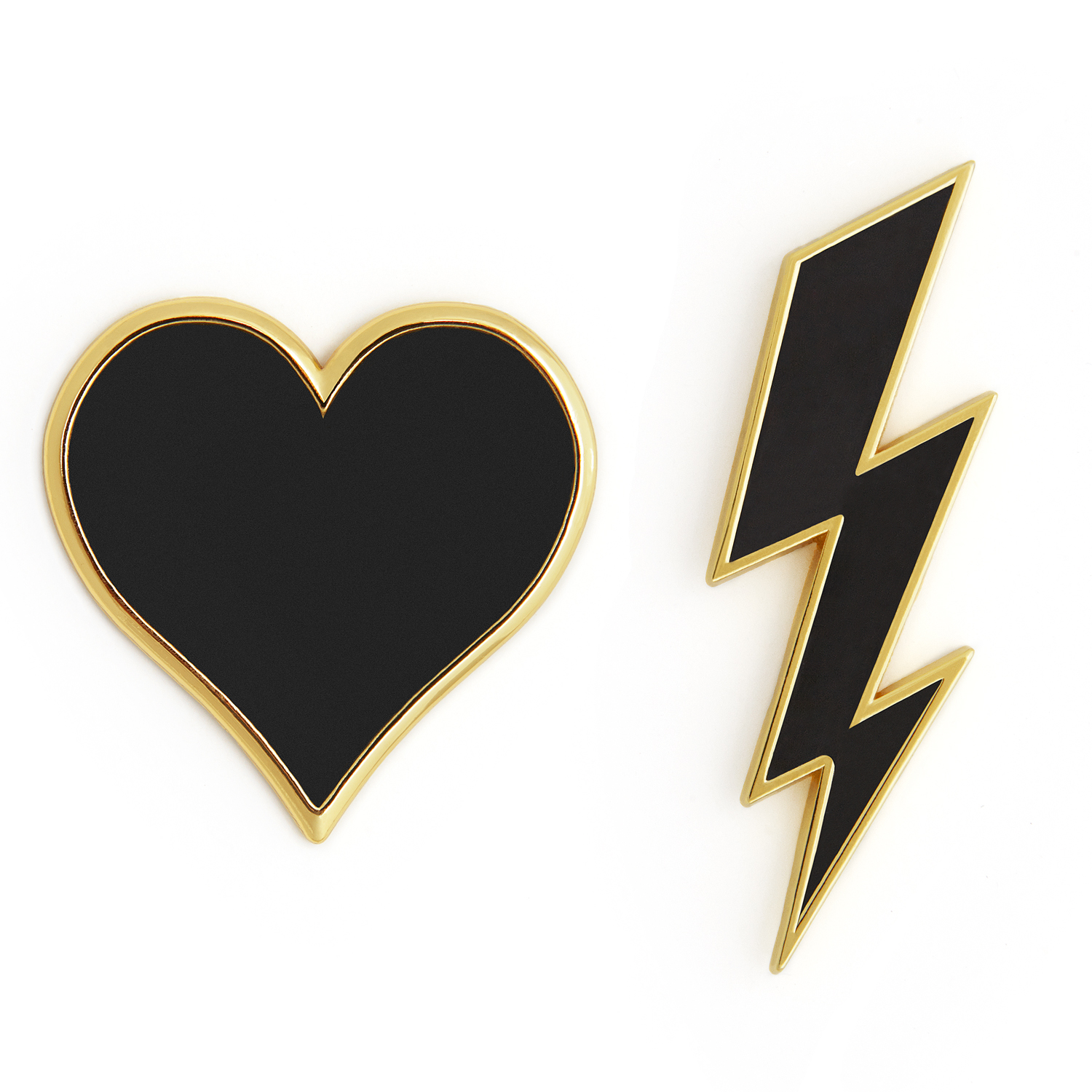 Reflective Pins (1 set) /Gold - Firefly Reflectors - Wholesale