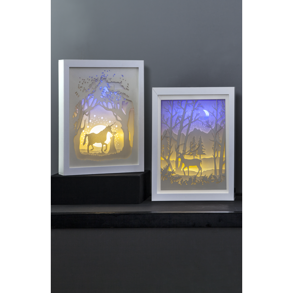 Tavla med LED belysning - VitVitareVitast