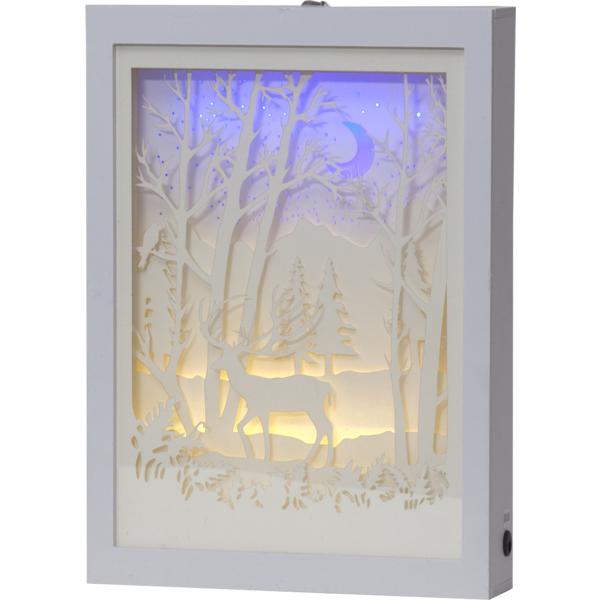 Tavla med LED belysning - VitVitareVitast