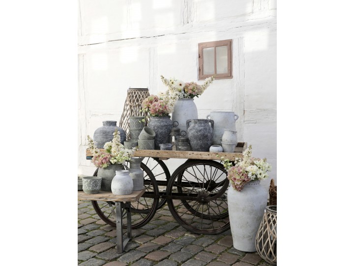 Cart - Old-fashioned style cart - WhiteVitareVitast