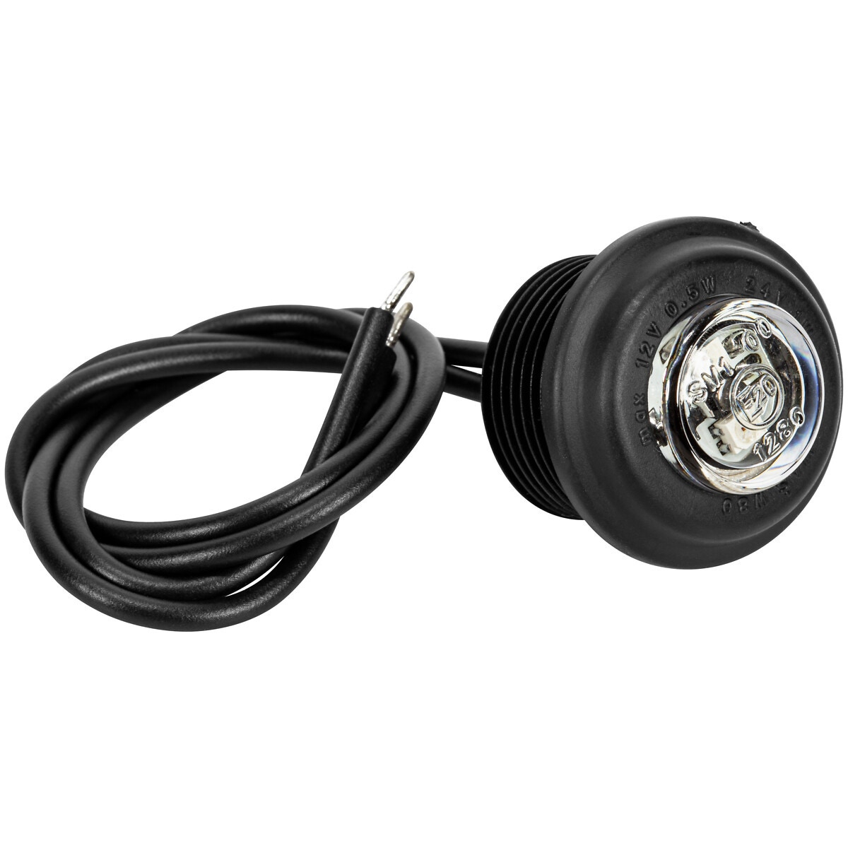 Positionsljus Led Rund Röd 12-24V - SVITH.SE