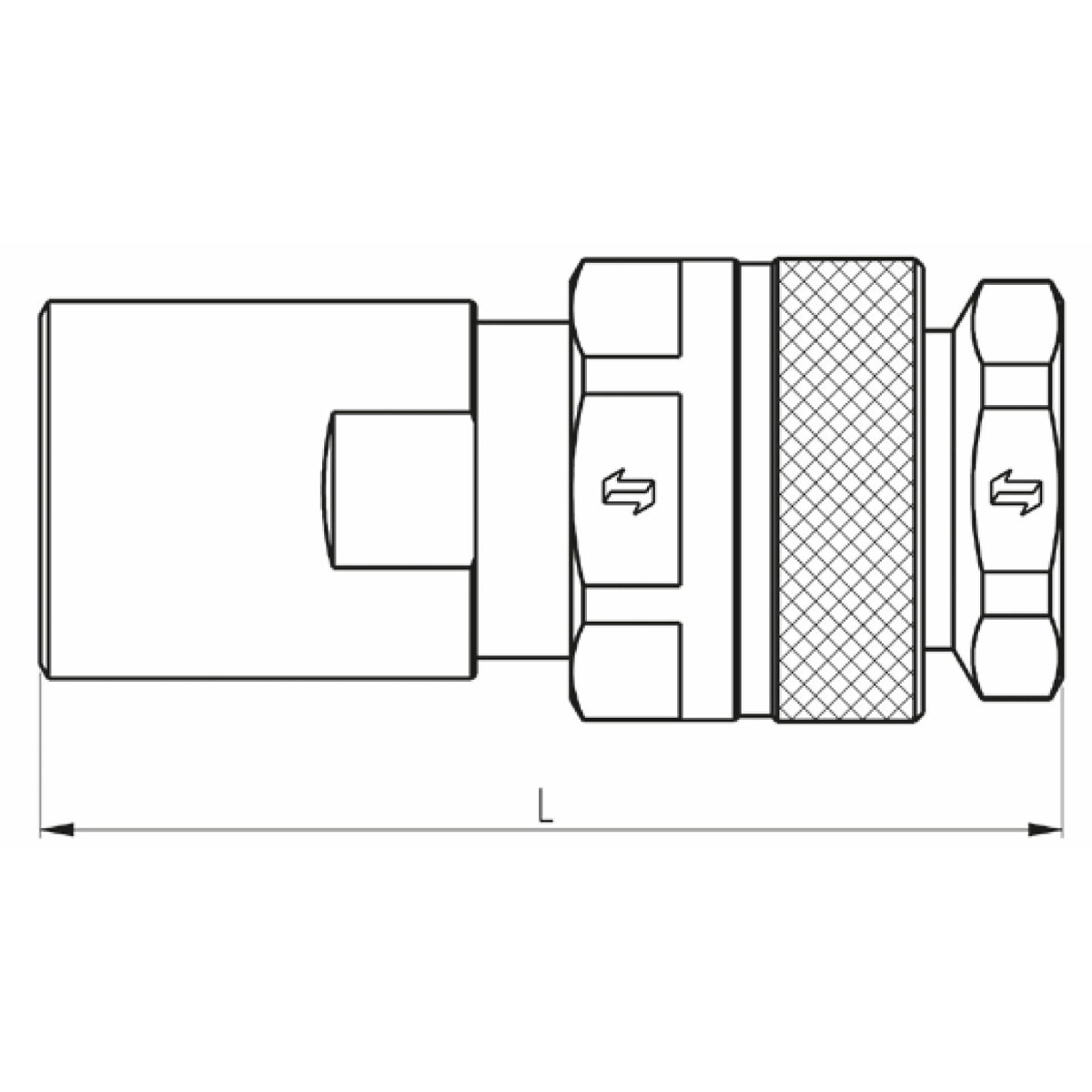 Snabbkoppling Skruvbar Hane 1/2" Bsp Faster - SVITH.SE