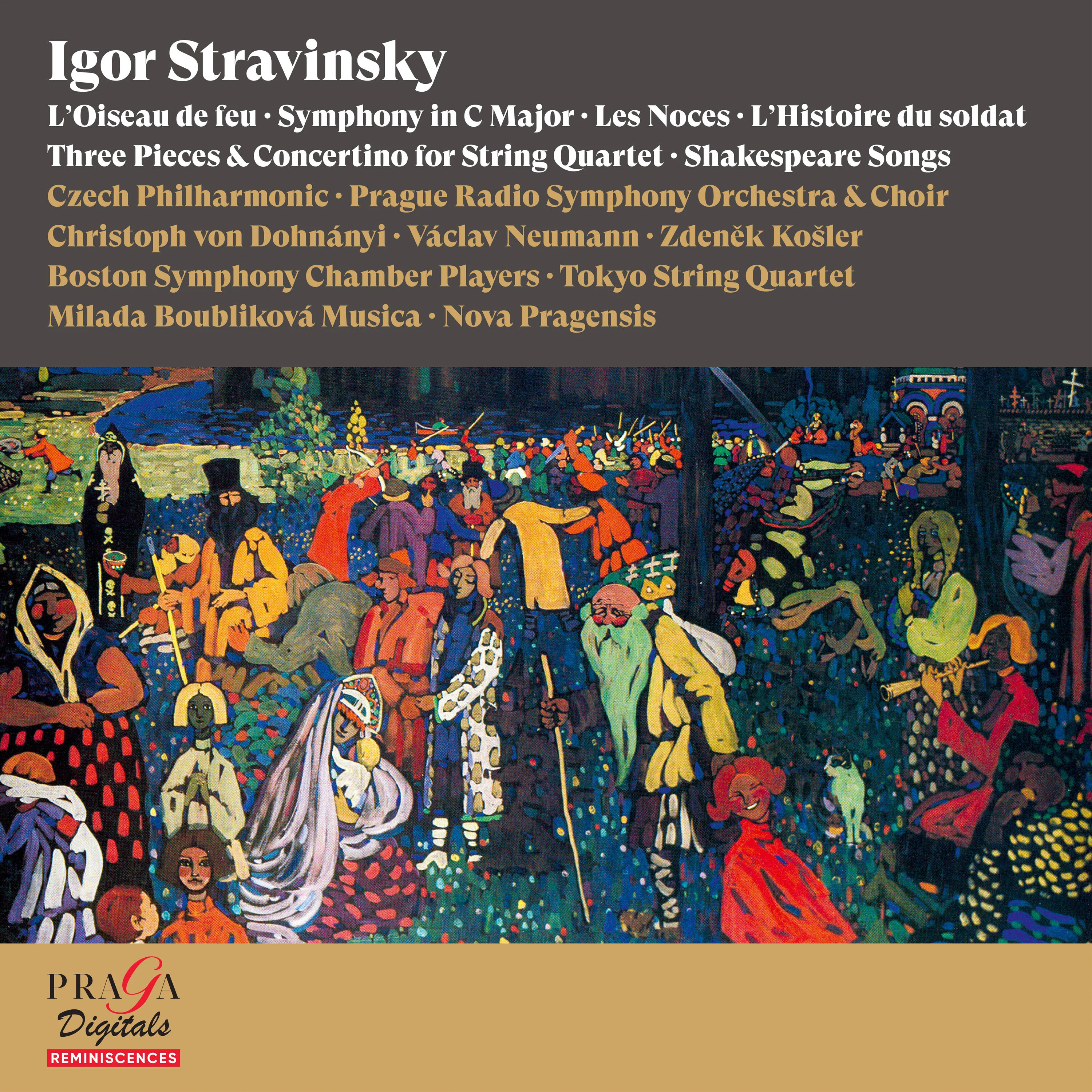 Igor Stravinsky: The Firebird, Symphony in C Major, The Wedding, L ...