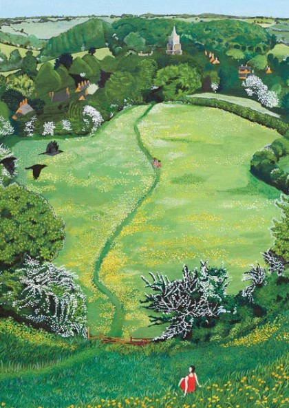 Sheena Griffiths-Baker : Taking in the View - Kort med kuvert - Bokvännen