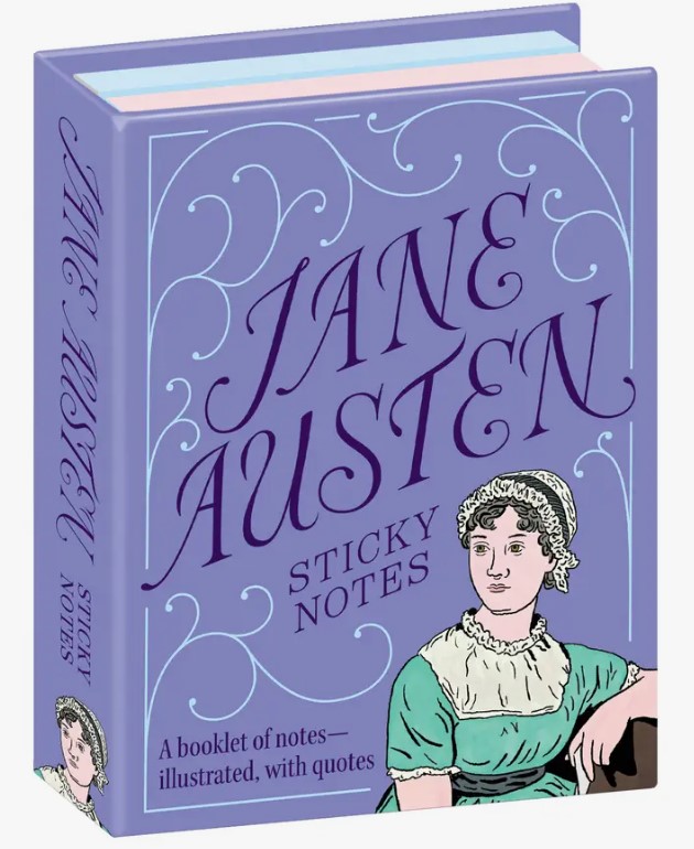 Jane Austen : Sticky Note Book - Bokvännen