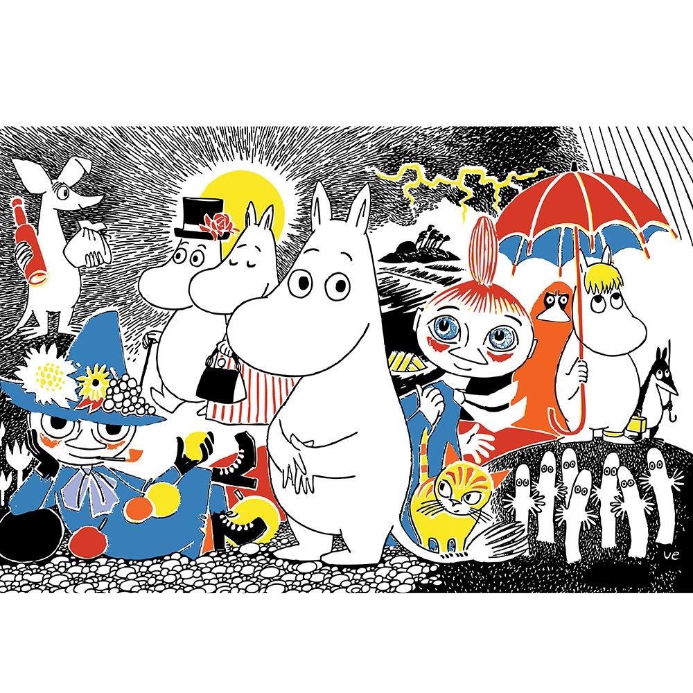Mumin : Familjen - Kort med kuvert - Bokvännen