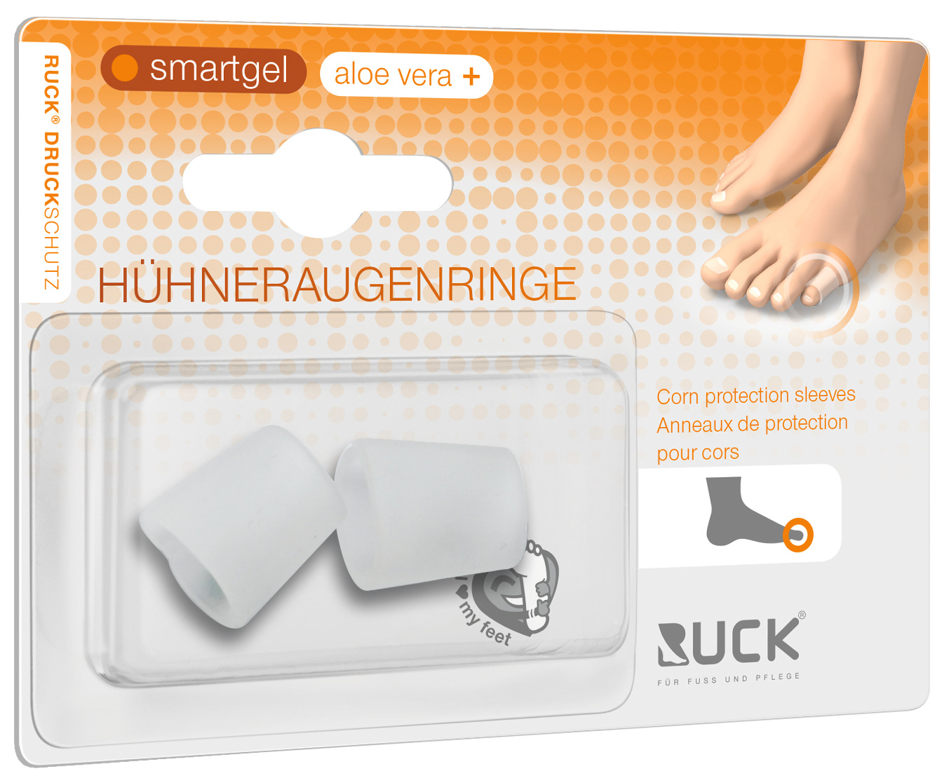 RUCK® AVLASTNING Smartgel Liktornring för lilltå, 2 st - Hellmut Ruck ...