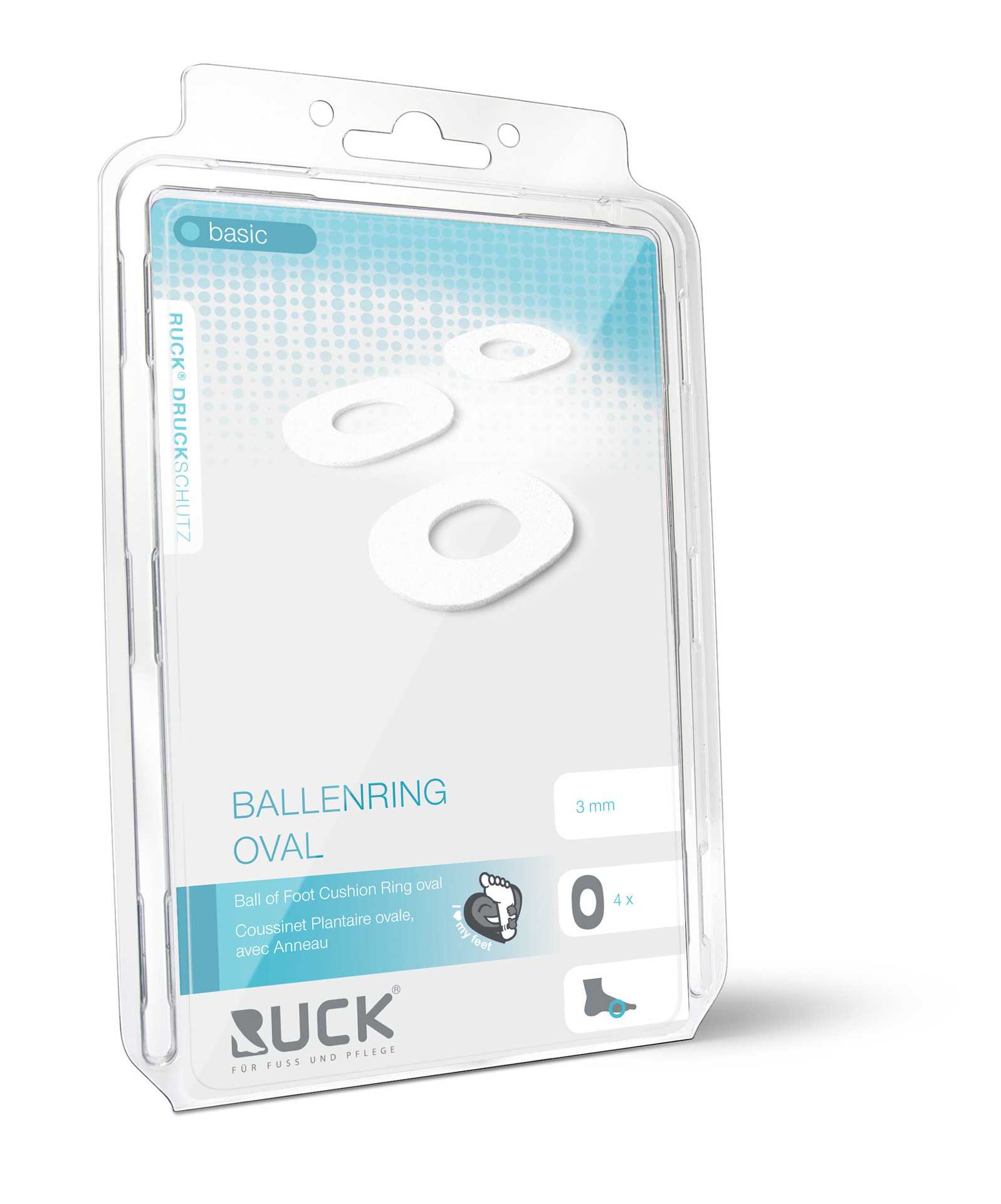 RUCK® AVLASTNING Basic Hallux Valgus-ring, oval (4 styck) - Hellmut ...