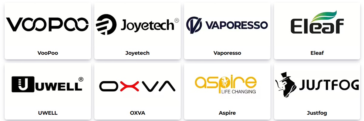 Vape märken - Eciggonline