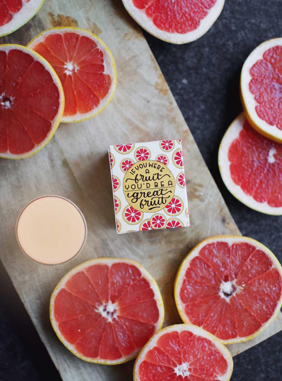 IF YOU WERE A FRUIT....Bubbel & Rosa Grapefrukt. Klinta - jirvelius.com