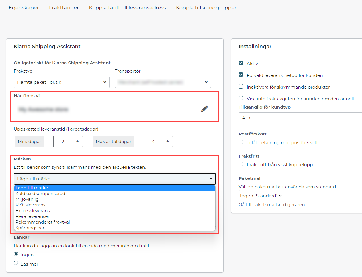 Enable Klarna Shipping Assistant today! - Abicart.com